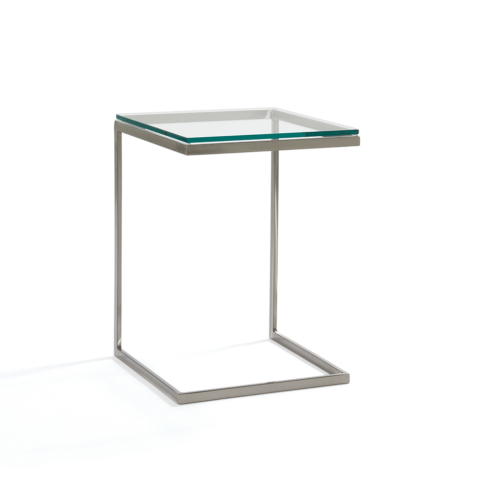 Modulus Accent Table - Glass Top - Johnston Casuals